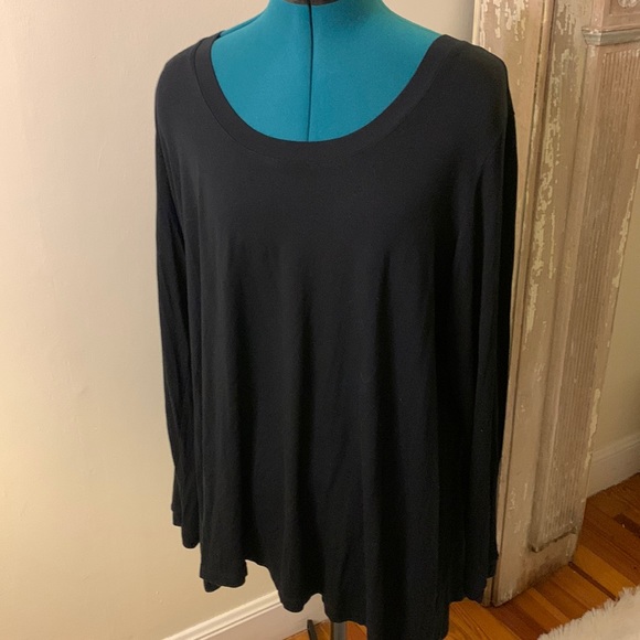 H by Halston | Tops | H By Halston Black Stretch Tunic | Poshmark